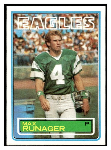 1983 Topps #147 Max Runager Philadelphia Eagles Excellent | eBay