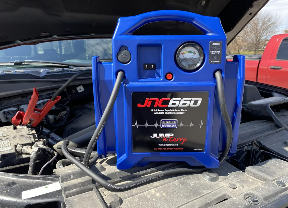 Car Jump Box 12v Battery Jumper Car Starter Booster Truck Heavy Duty ...
