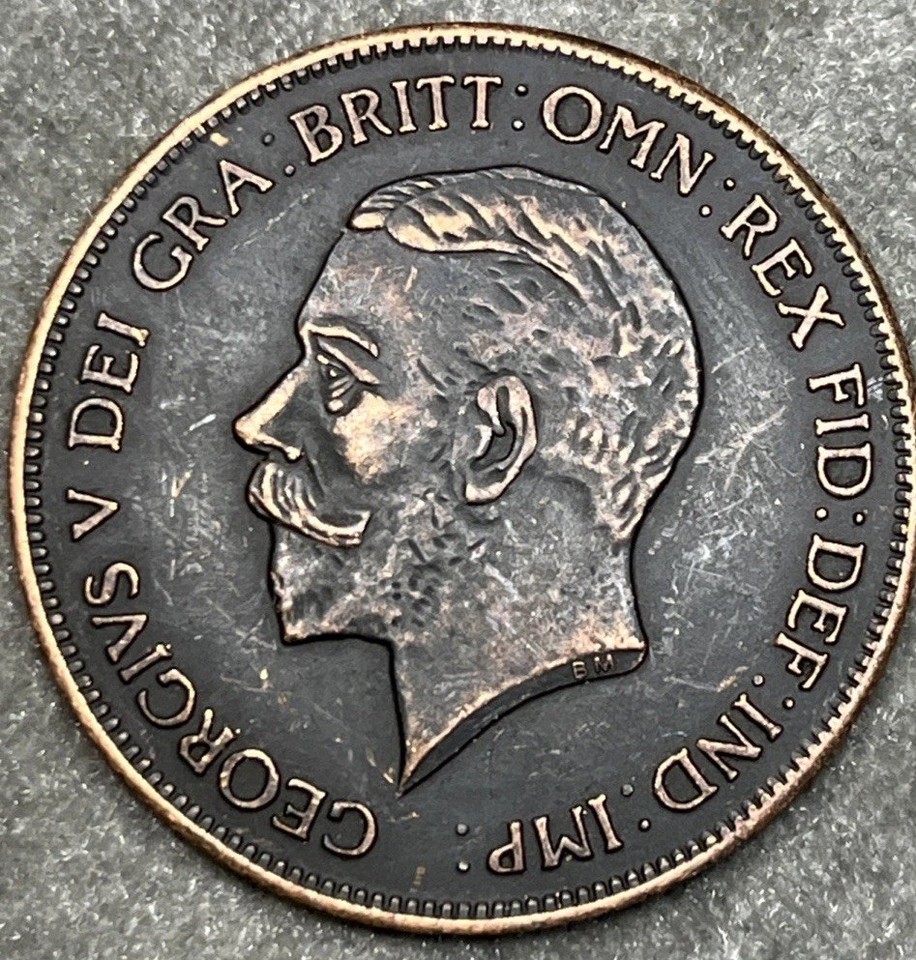 Reproduction 1933 Penny Retro gap filler Rare Date George V United ...