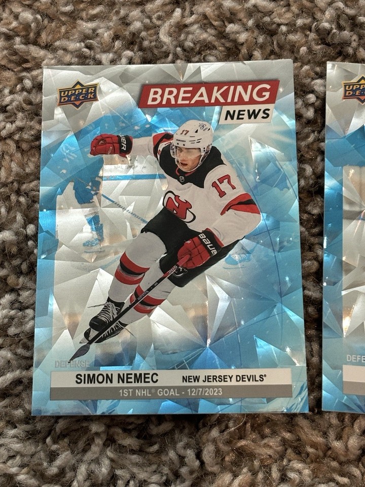 2024-25 Upper Deck Series Hockey Insert Breaking News Lot X2 | eBay