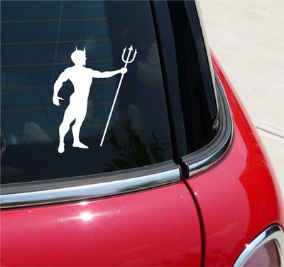 DEVIL HAUNTED SATAN LUCIFER GRAPHIC DECAL STICKER ART CAR WALL DECOR | eBay