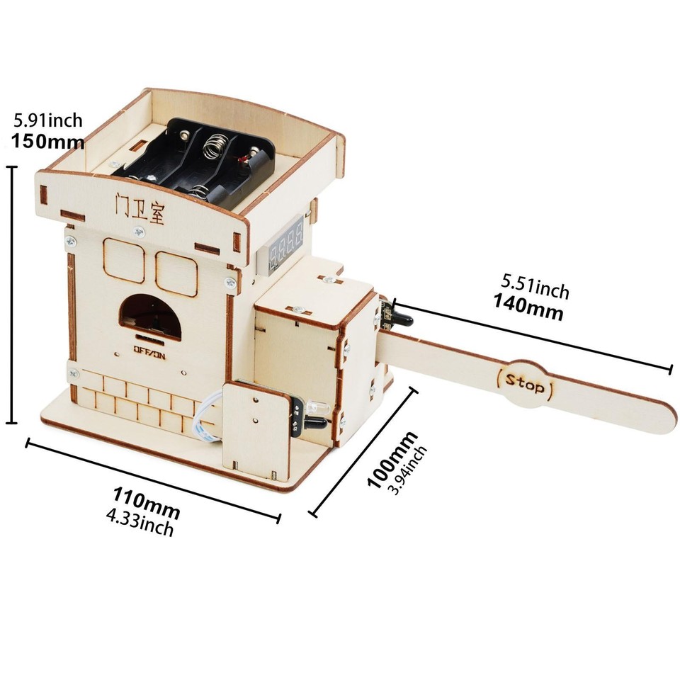 Intelligent Parking Robot Kit Easy Assembly DIY Science Model for ...