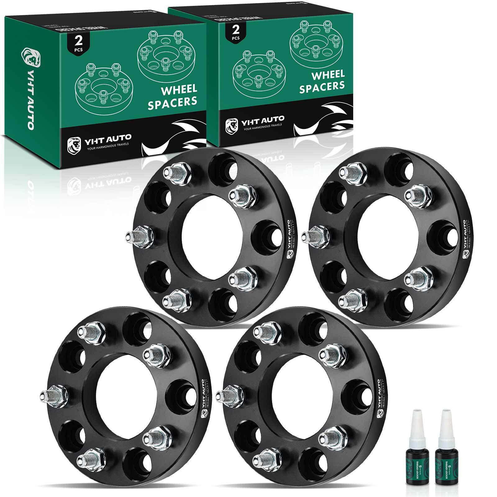 4x 5x5" to 5x4.75" Wheel Adapter M12x1.5 Studs 78.3mm 1" for Dodge ...