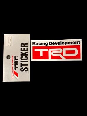 TRD B Type Sticker B2 Size TOYOTA UNIVERSAL 40mm (H) x 96mm (W) 08231 ...