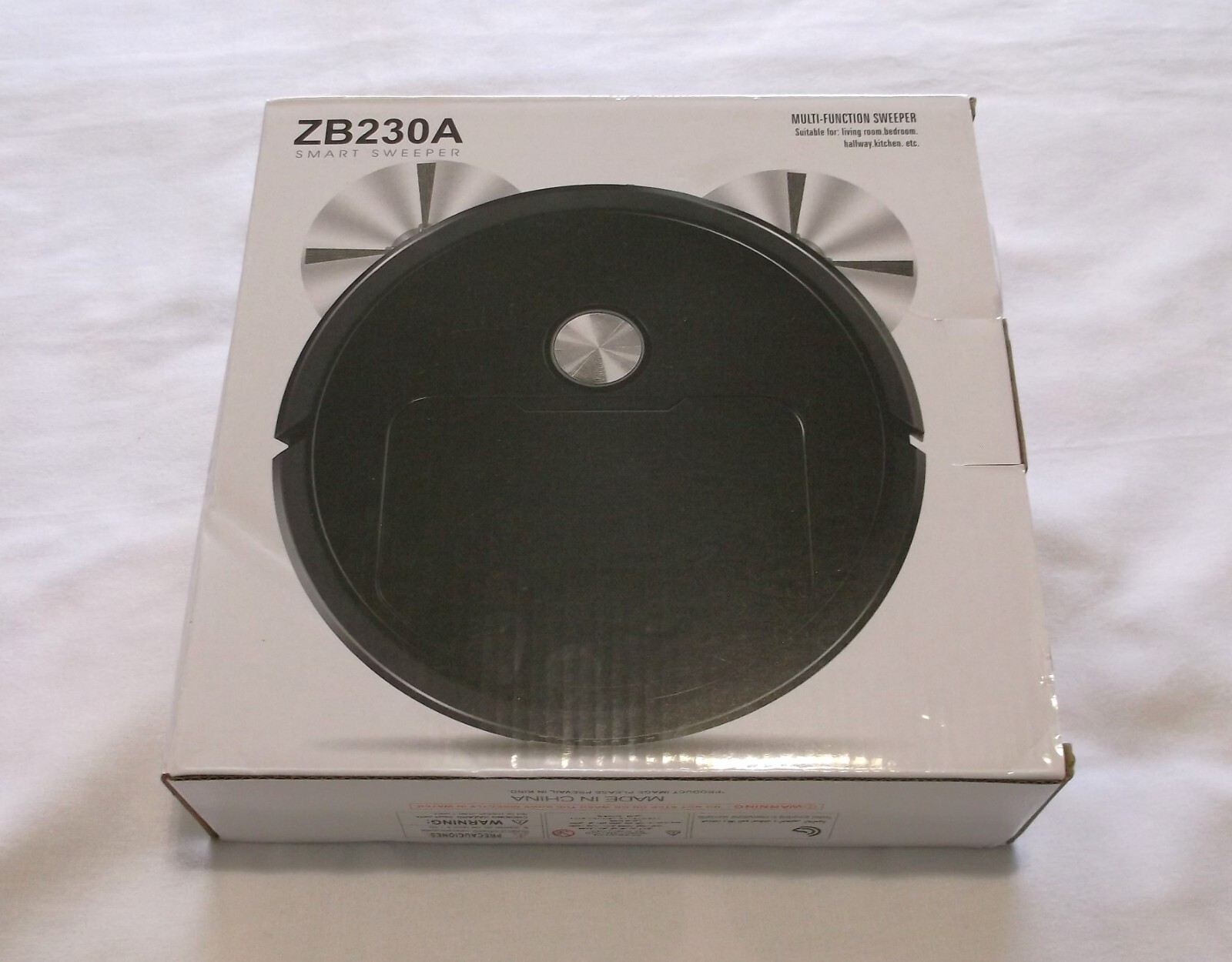 NEW Smart Sweeper Multi-Function Robot Smart Vacuum Model ZB230A Black ...