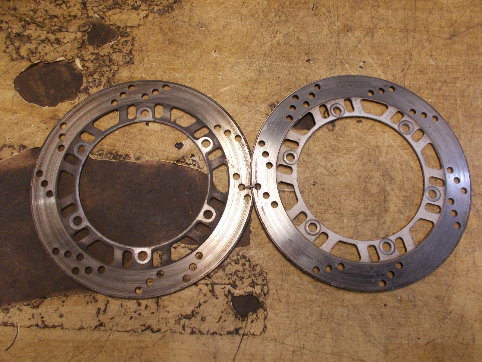 1990 Kawasaki ZX600 ZX6 ZX 6 600 Ninja Dual Front Brake Rotors Discs | eBay