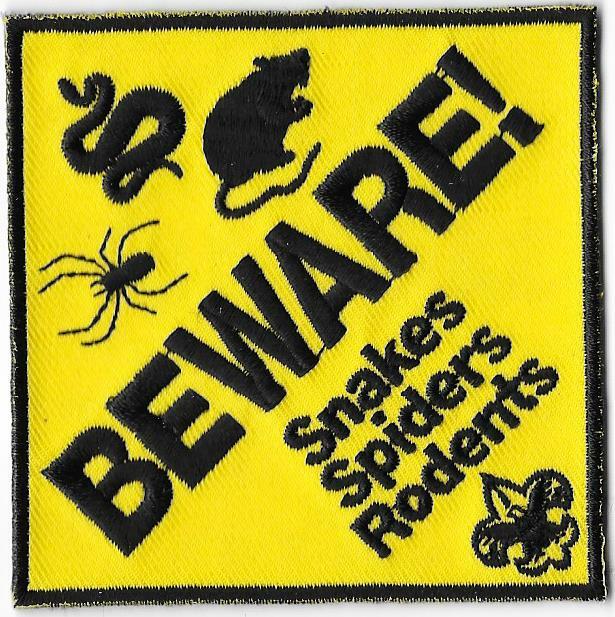 2013 Beware Snakes Spiders Rodents Patch National Boy Scout Jamboree ...