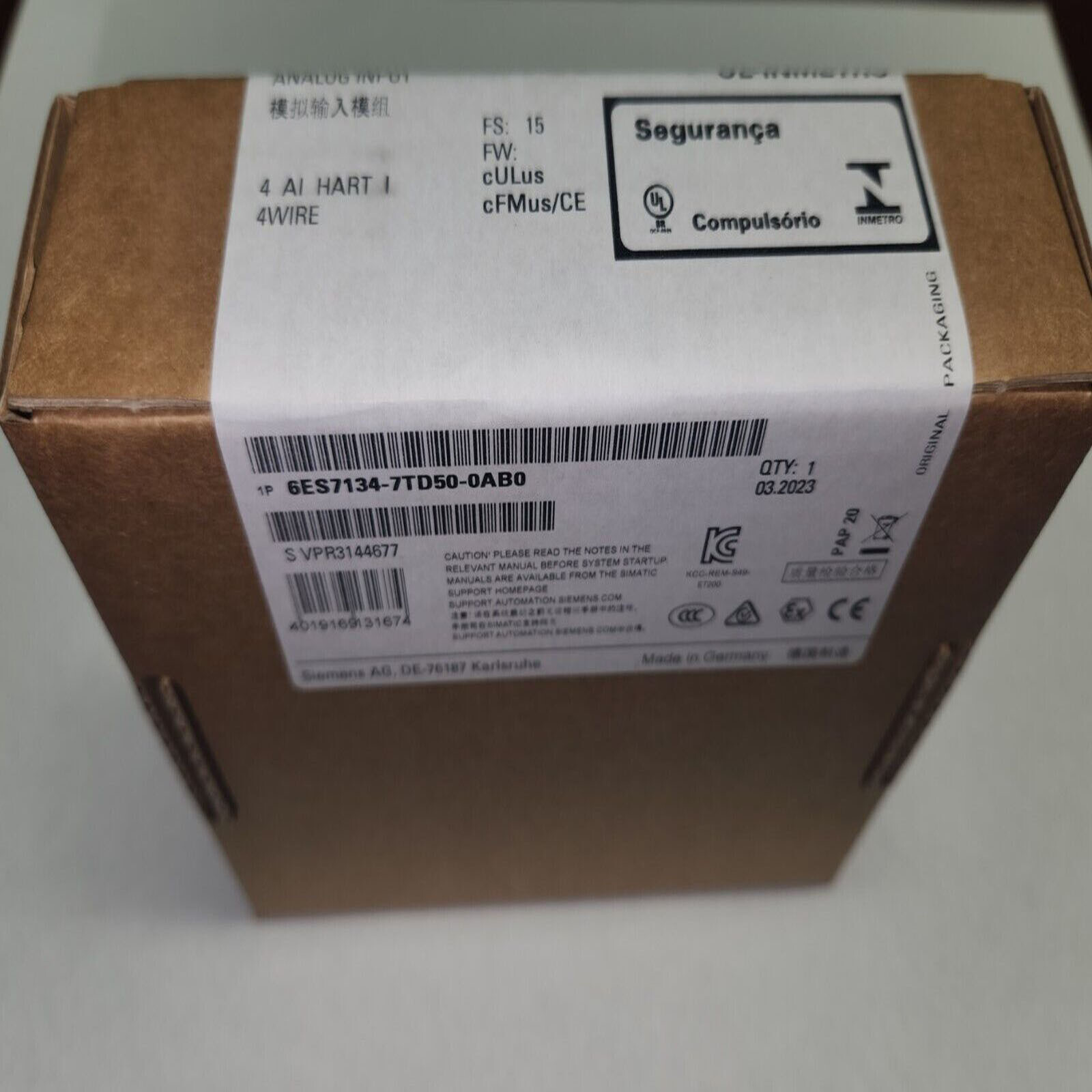 6ES7 134-7TD50-0AB0 NEW SIEMENS 6ES7134-7TD50-0AB0 ET200iSP Electronic ...