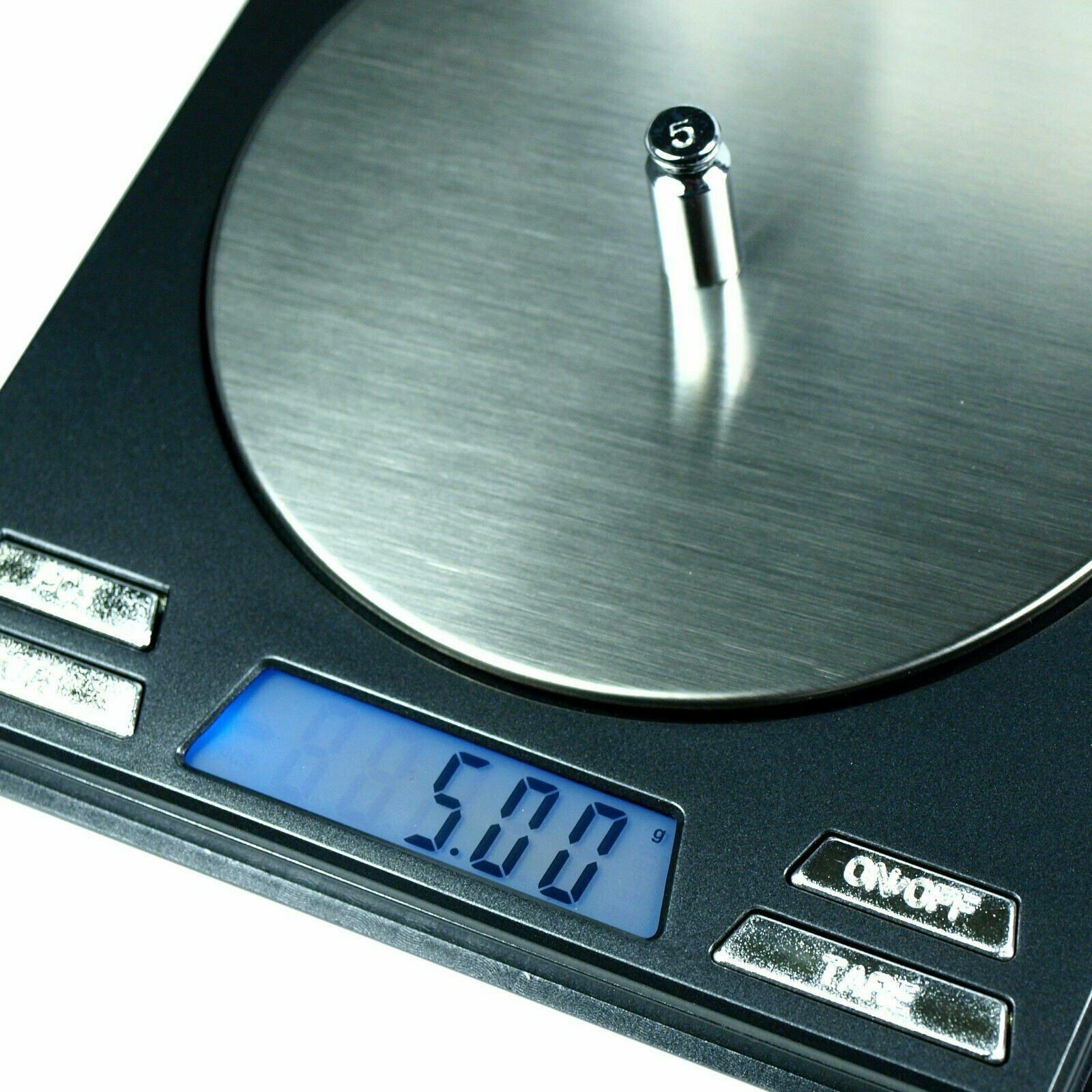 100g x 0.01g Digital Precision Scale CD Case Scale with Calibration ...