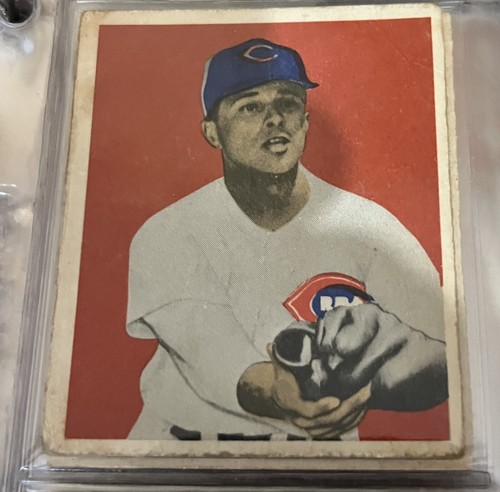 1949 Bowman Grady Hatton #62 “EX+” Cincinnati Reds “CENTERED” BEAUTY ...