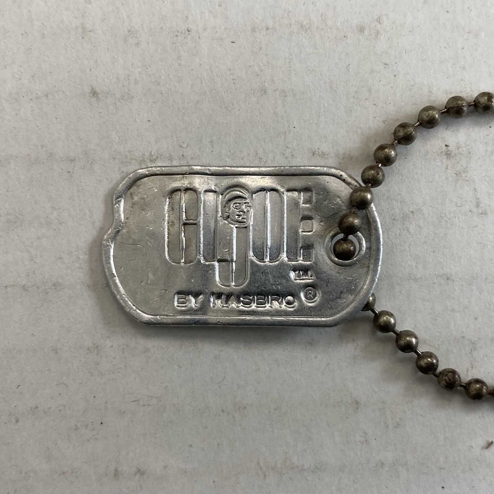 GI JOE 1964 HASBRO DOG TAG BEAD CHAIN VINTAGE ACTION SAILOR MARINE ...