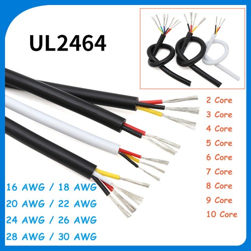 Multicore PVC Sheathed Cable 16/18/20/22/24/26/28/30 AWG Signal ...