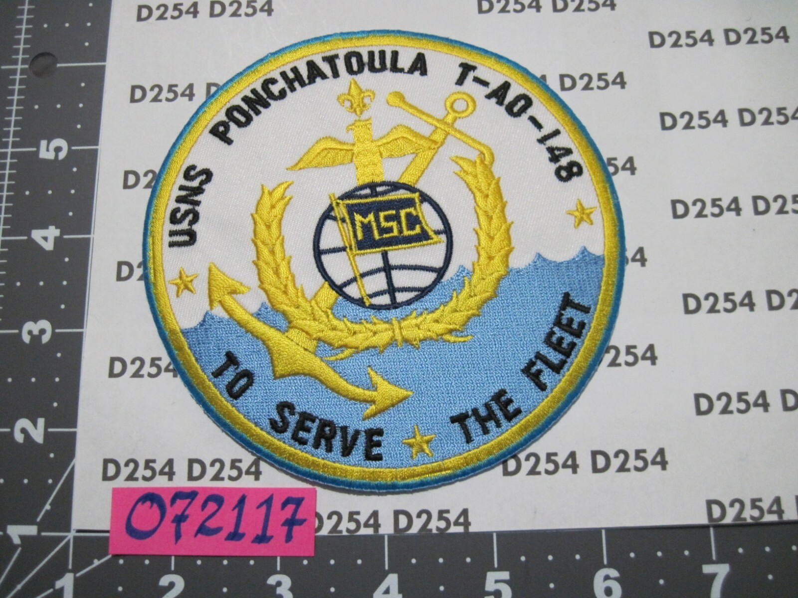 USN NAVY Squadron PATCH USNS PONCHATOULA T-AO-148 To Serve the Fleet ...