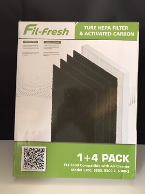 Fil-fresh C535 1+4 Pack Ture HEPA Filter & Activated Carbon OPEN BOX | eBay