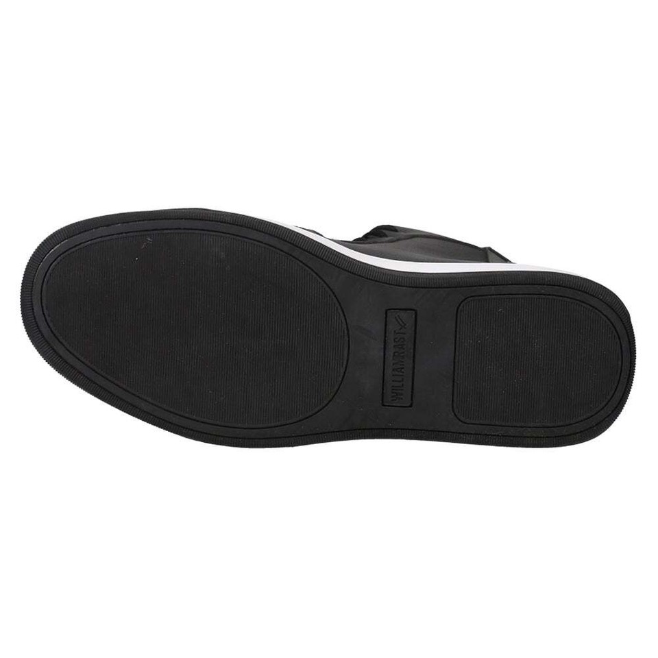 William Rast Empire High Top Mens Black Sneakers Casual Shoes WR1608 ...