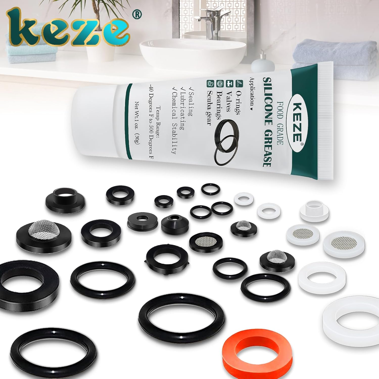 Waterproof Food Grade Silicone Lubricant Plumbers Grease for Valve ...