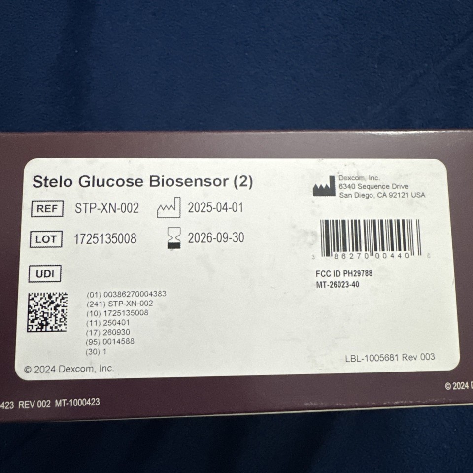 Stelo Glucose Biosensor Kit (2) | eBay