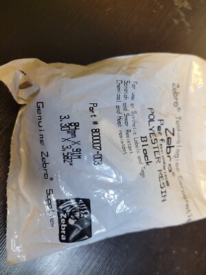 Zebra 800007-003 Thermal Transfer Ribbon 5095 Performance Resin Black ...