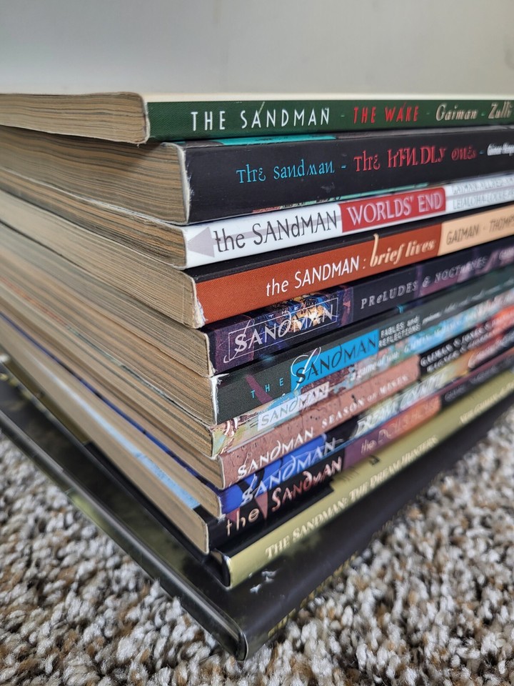 Vintage The Sandman Graphic Novel Complete Set PLUS Extras | eBay