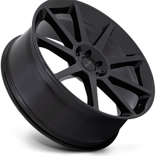 (Set of 4) Status Mammoth 22x9.5 5x4.5" +30mm Gloss Black Wheels Rims ...