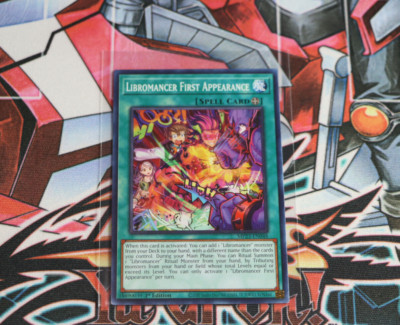 YuGiOh Spell Card Libromancer First Appearance MP23-EN048 1st Edition ...