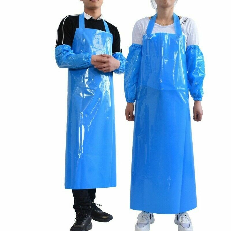 TPU Waterproof Apron Acid Alkali Resistance Kitchen Overall Pinafore ...