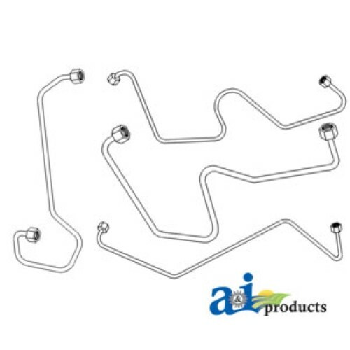 D5NN9A555B FPL200 New Fuel Injection Line Set for Ford Tractor 5600 ...