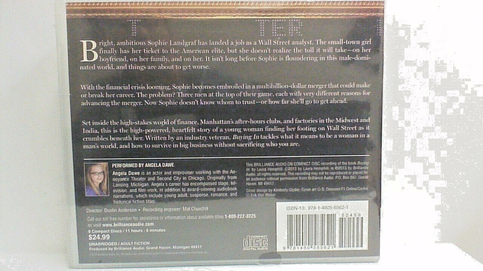 NEW *Sealed* Audio Book on CDs BUYING IN Laura Hemphill | eBay