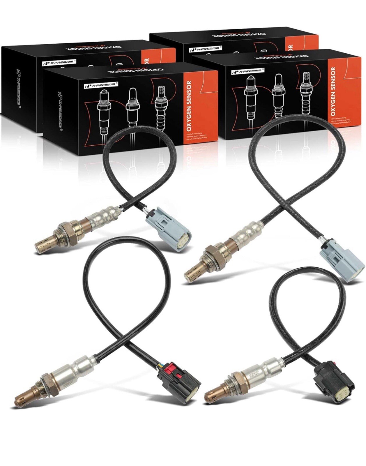 4x O2 Oxygen Sensors for Discovery Freelander Range Rover Up ...