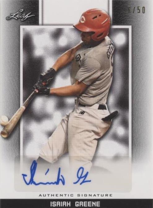 2019 Leaf Perfect Game National Showcase - Autographs Isaiah Greene #BA ...