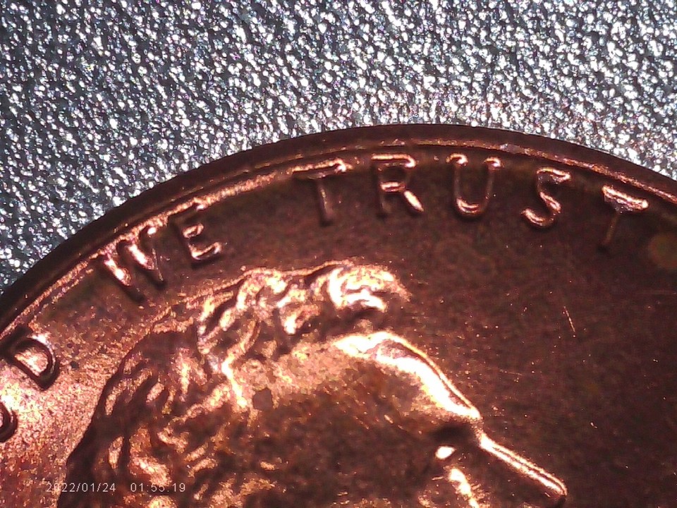 1983 ERROR Double Die Reverse DDR Lincoln Memorial Cent Penny ERROR ...