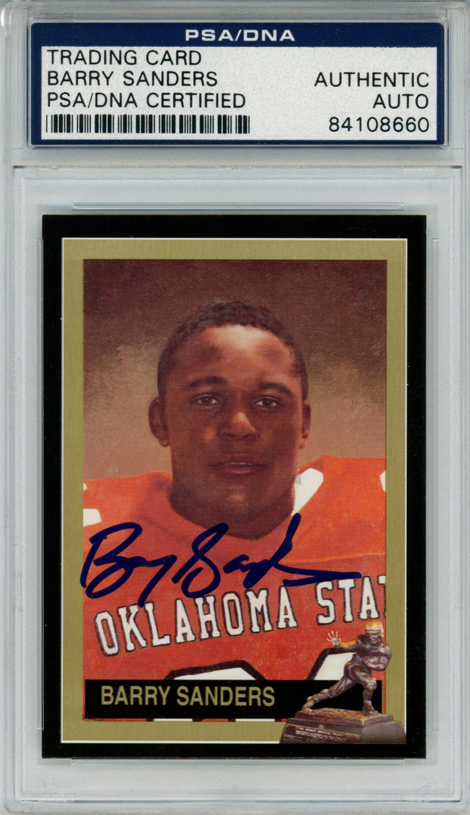 Barry Sanders Autographed Memorabilia | Signed Photo, Jersey ...