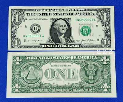 ONE SINGLE LUCKY $1.00 DOLLAR BILL US LEGAL TENDER BANKNOTE | eBay