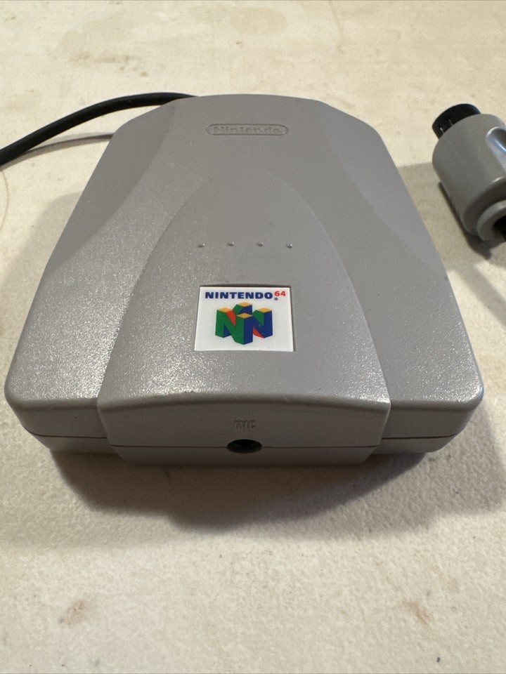 Nintendo 64 N64 VRU Microphone Adapter NUS-020 Only - NO MICROPHONE | eBay