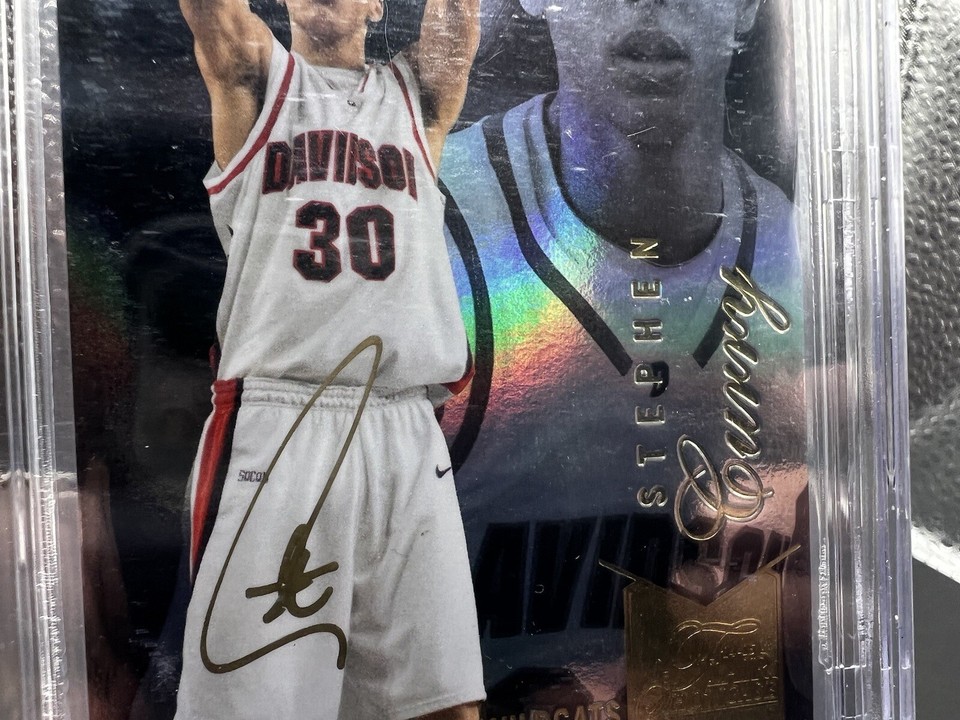 2014-2015 SP Authentic Flair Showcase Row 1 Stephen Curry Auto BGS 9.5 ...