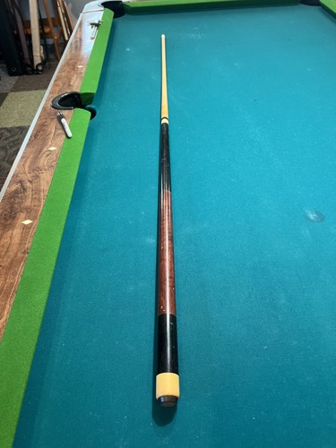 Unknown maker pool cue 58.5" oal 13mm tip 5/16-18 pin 20 oz Meucci ...