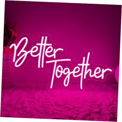 Better Together Neon Sign, Better Together Led Neon Light Signs for ...