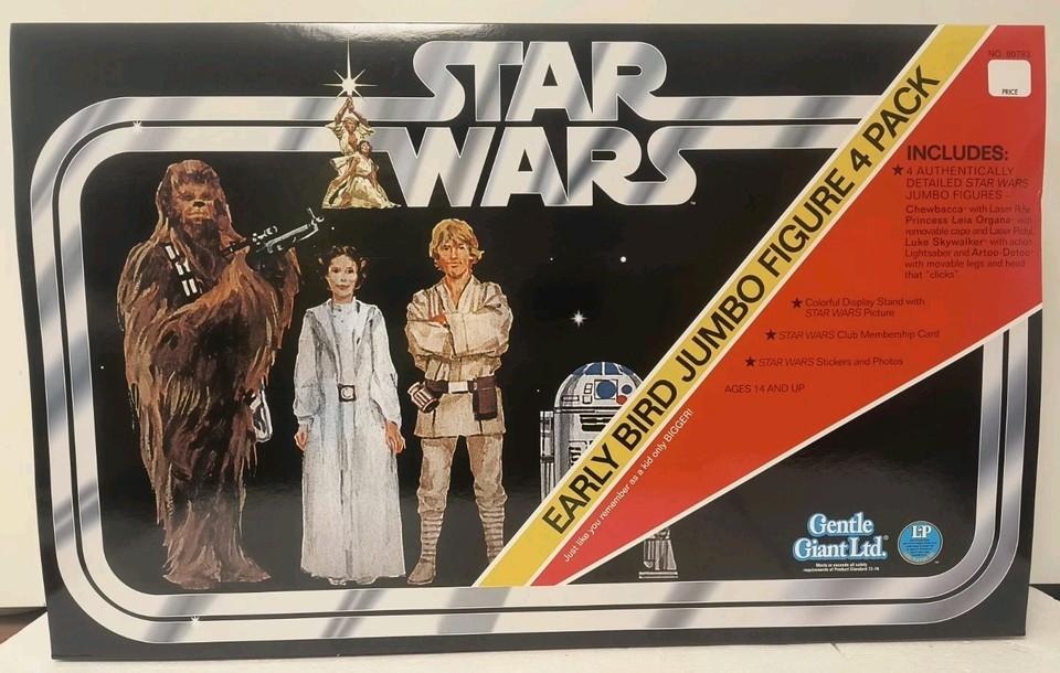 Star Wars Gentle Giant Early Bird Jumbo Kenner 4-Figure Pack New In Box ...