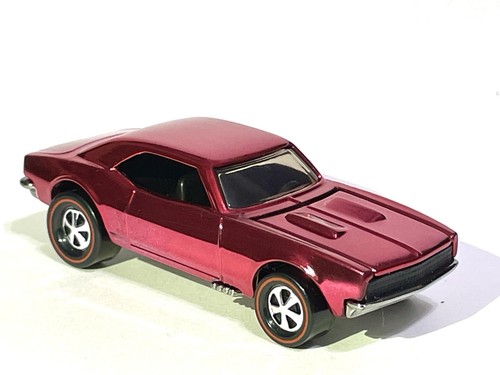 HOT WHEELS 🔥 CUSTOM MADE “CUSTOM CAMARO” SPECTRAFLAME RED - REDLINE. 🇺🇸 ...
