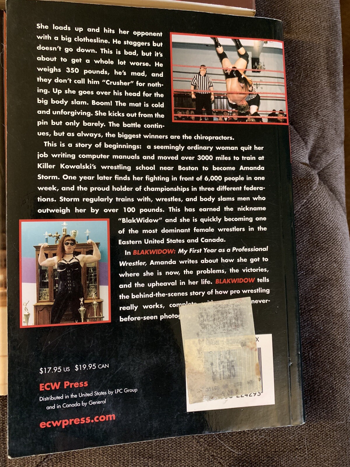 WWE wrestling book LOT of 18!! Angle Chyna Hardy Hogan Foley Lita Rock ...