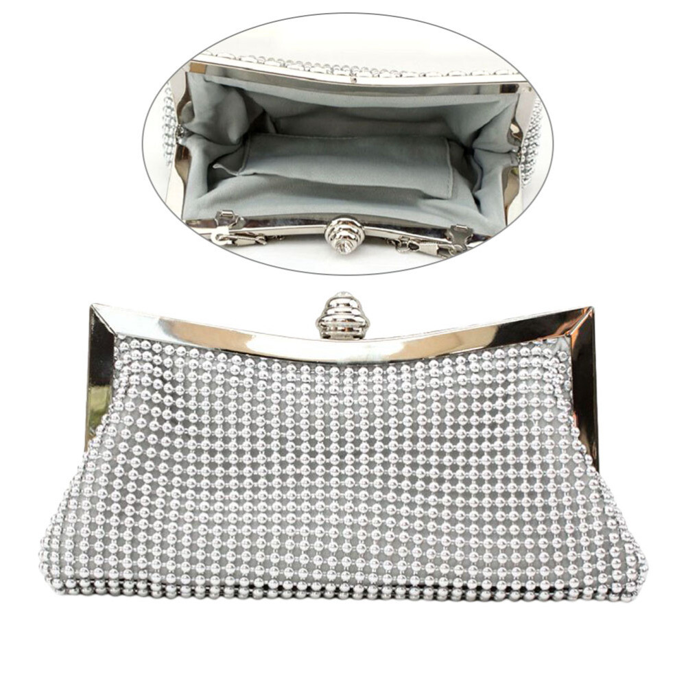 1PC Fashion Stylish Trendy Delicate Crystal Bling Bling Evening Bag ...