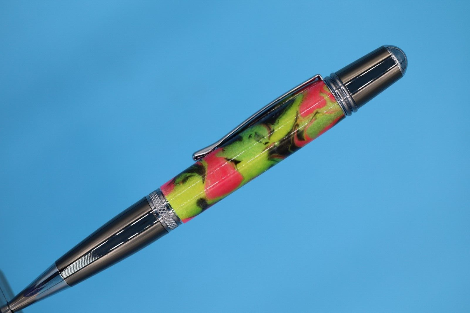 Sierra Style Ballpoint Pen in Gunmetal and Chrome Trim with Shout Out ...