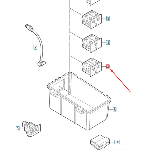 Audi A3 8v Facelift Ami USB AUX externe Anschluss 81A035736 | Compra ...