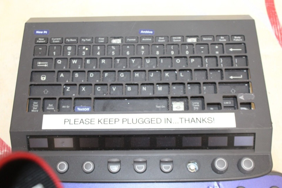 Mindray Zonare ZS3 Ultrasound Keyboard | eBay