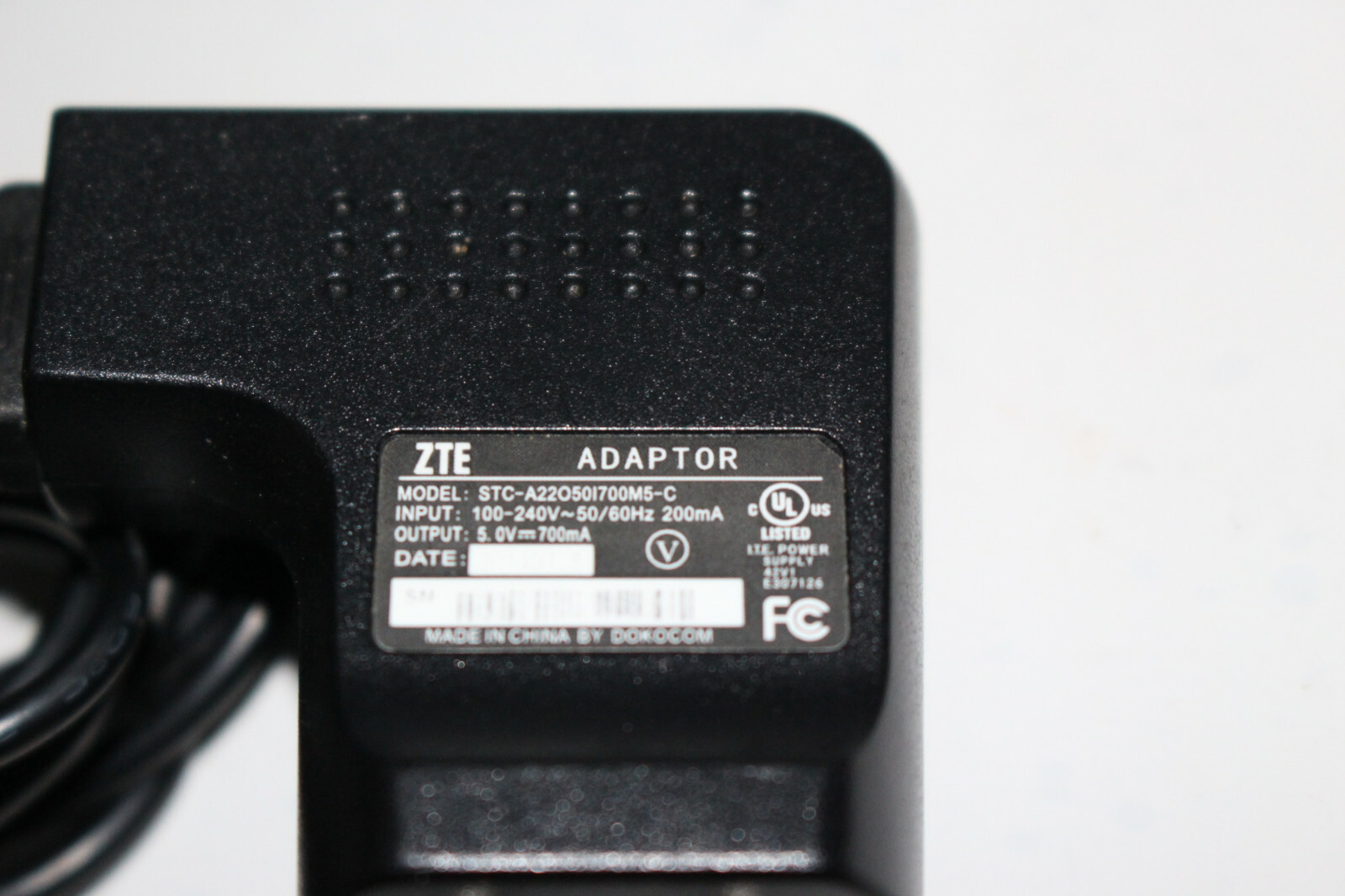 Travel Phone Charger Adapter 5V 700mA Micro USB for ZTE STC ...