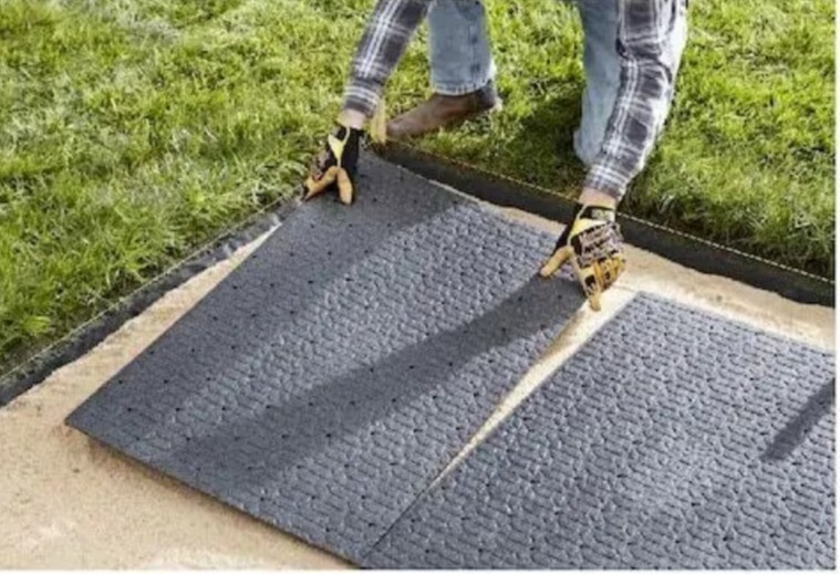 Brock Paver Base Installation Brock Polypropylene Paver Base Panel