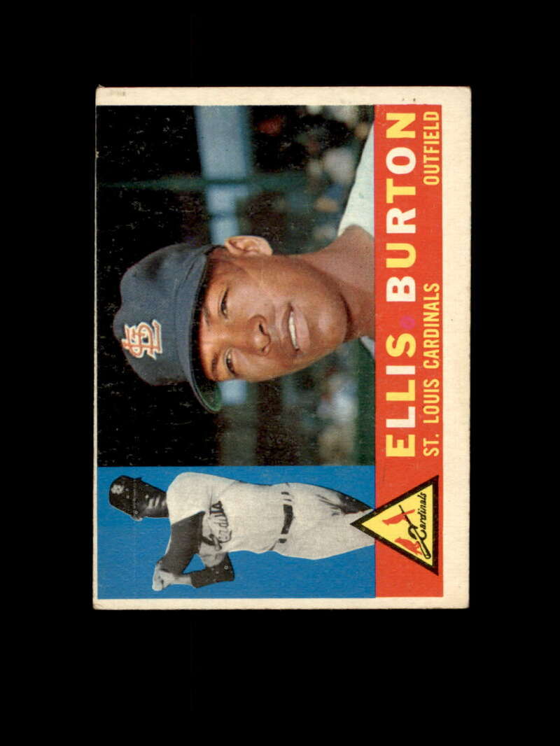 1960 Topps Baseball #446 Ellis Burton STARX 2.5 G/VG (LS809614) | eBay