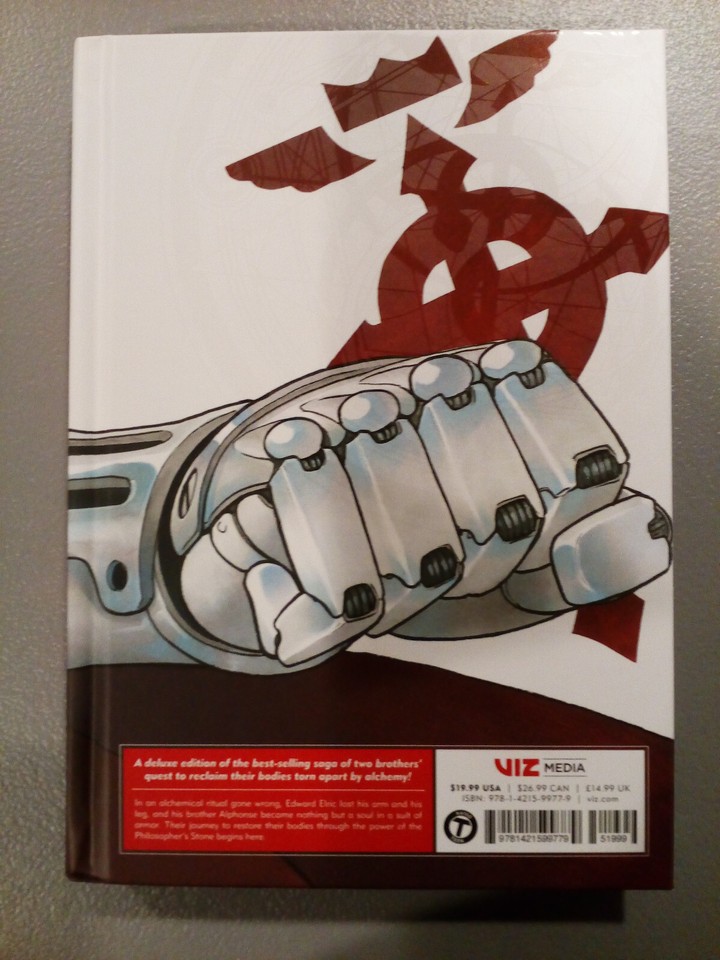 Fullmetal Alchemist volume 1 by Hiromu Arakawa english hardcover manga ...