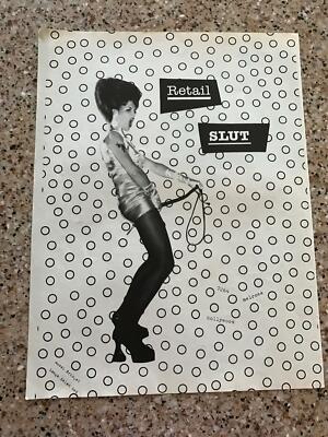 1992 VINTAGE 8X11 PRINT Ad FOR RETAIL SLUT PUNK/GOTH CLOTHING STORE ...
