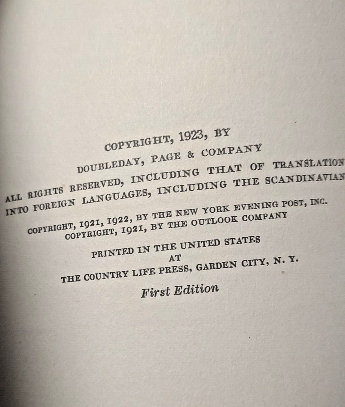 THE POWDER OF SYMPATHY 1923 1ED by Christopher Morley 6624 | eBay